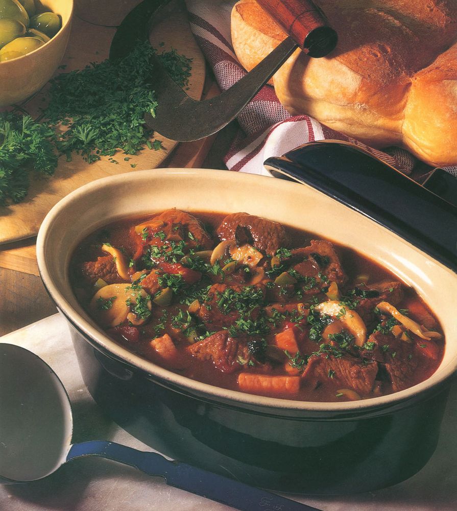 Estouffade of beef with green and black olives from Regional French: Le ...