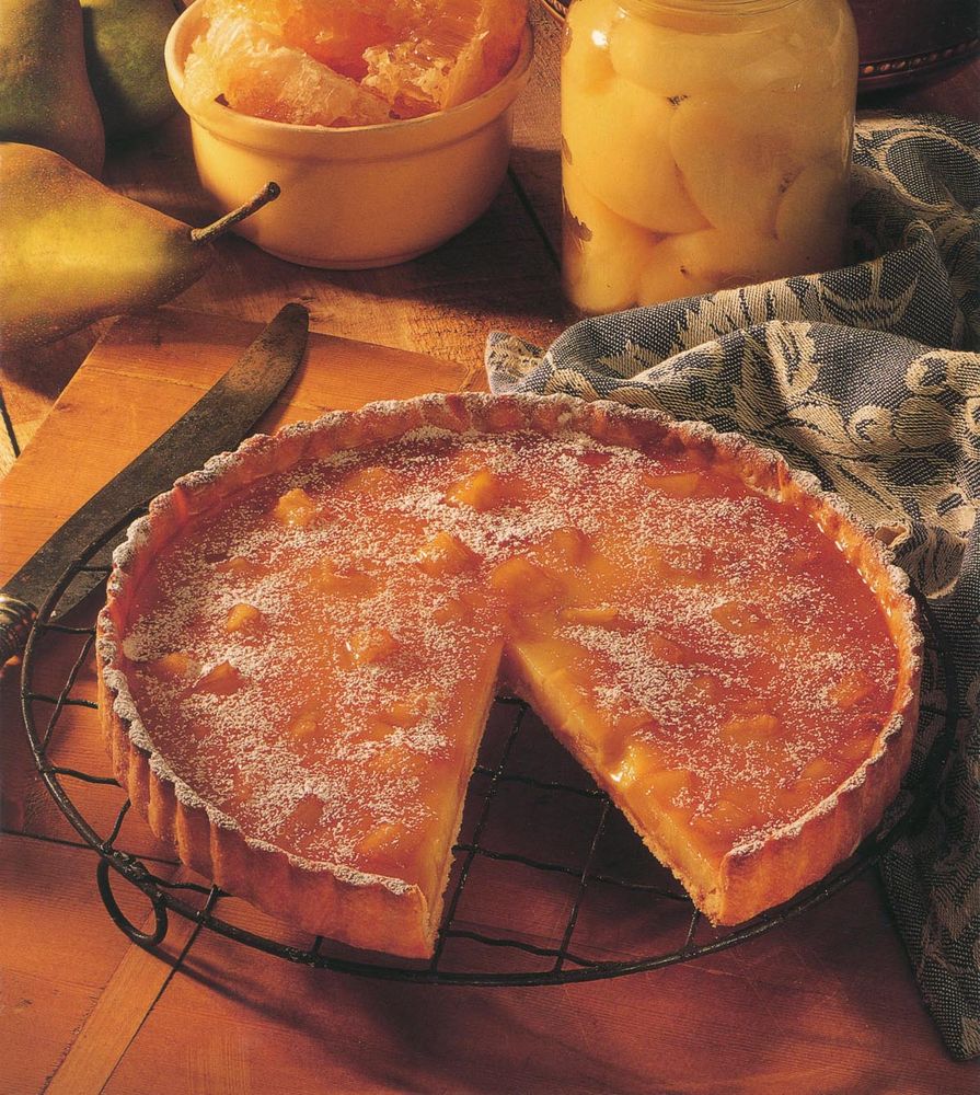 Pear and honey flan from Regional French: Le Cordon Bleu Home ...