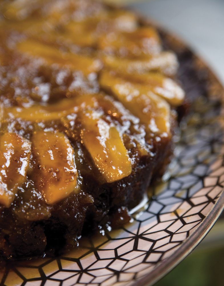 Feijoa Upside-Down Cake from Ripe Recipes by Angela Redfern