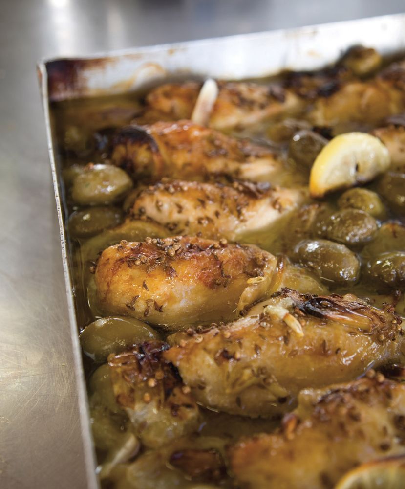 Baked Green Olive Chicken from Ripe Recipes by Angela Redfern