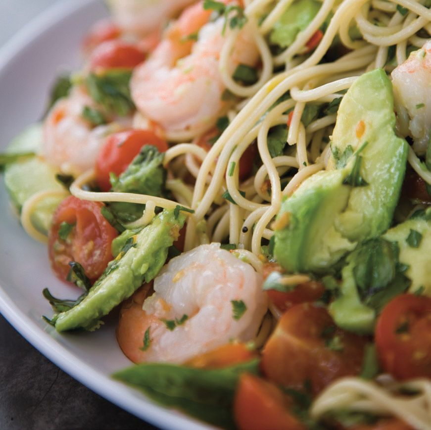Chilli Prawn Spaghetti from Ripe Recipes by Angela Redfern