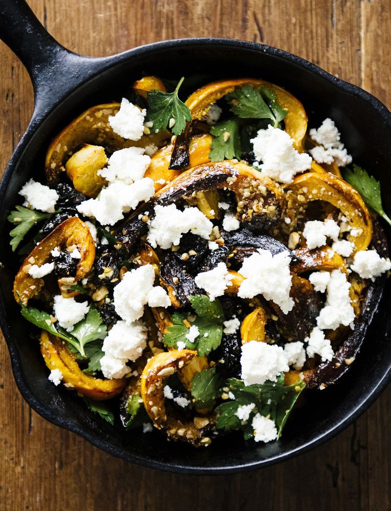 Delicata Squash w/Dukkah, Ricotta, and Dried Cherries from Ruffage: A ...