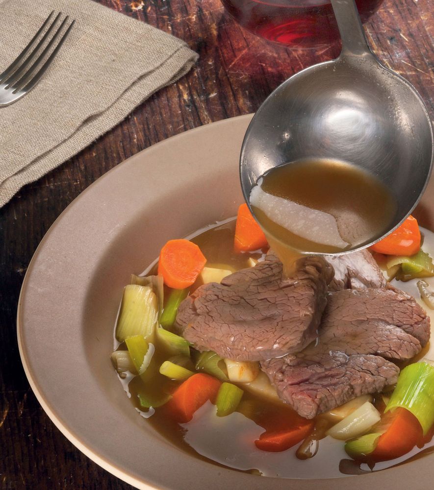 Beef Tenderloin Poached in Beef Stock with Root Vegetables from Ruhlman ...