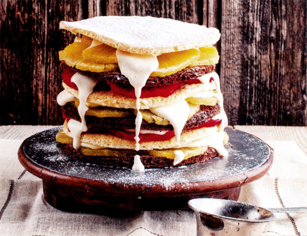 Pineapple Stack Cakes from World's Best Cakes: 250 great cakes from ...