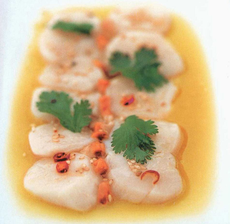 Scallop Sashimi with Chilli-Coriander Dressing from A World in My ...