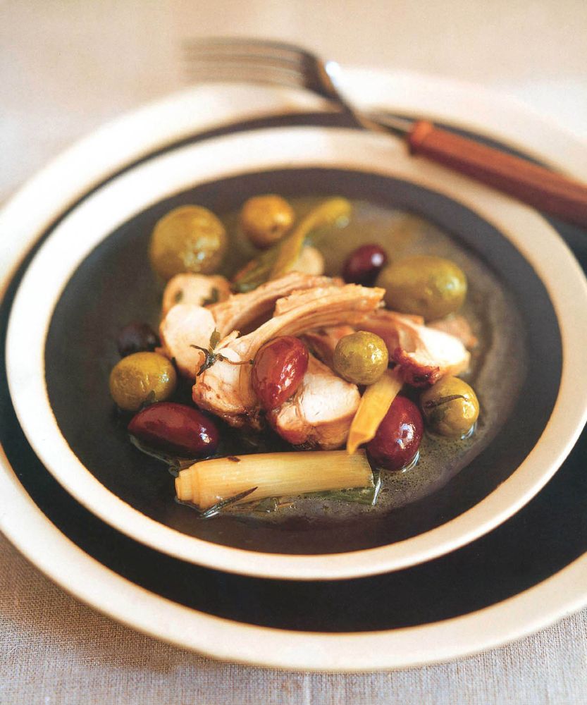 Pot-Roasted Rabbit Chops with Spring Onions and Olives from A World in ...