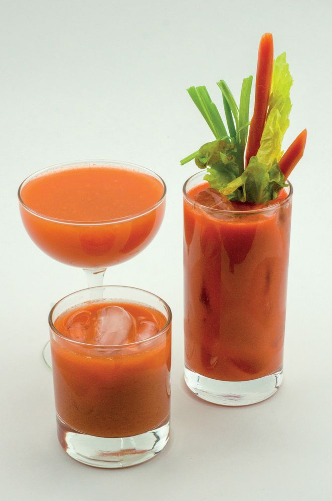 Carrot Cocktails from 50 Ways to Cook a Carrot by Peter Hertzmann