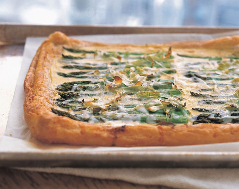 Spring Vegetable Tart from The Weeknight Cook by Brigit Binns