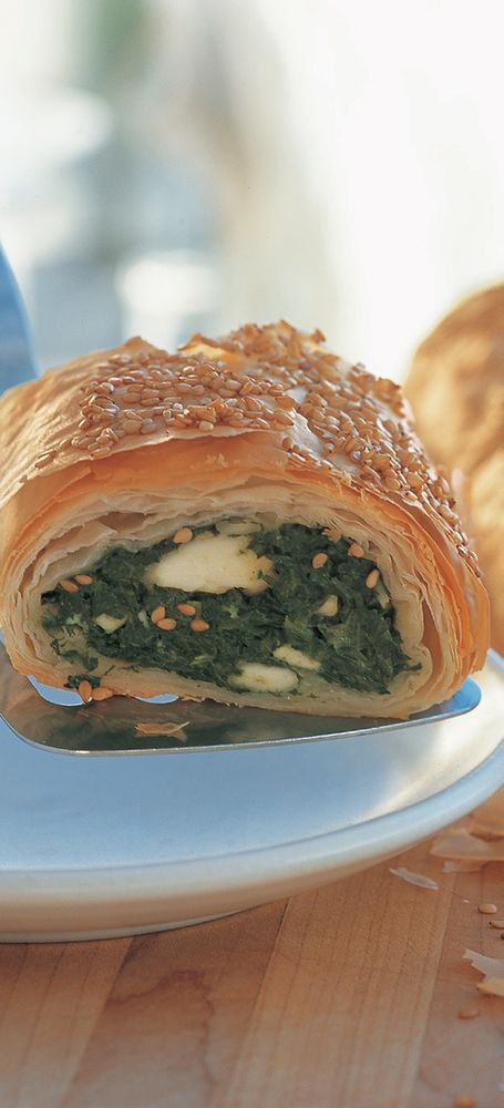 Feta & Spinach Filo Roll from The Weeknight Cook by Brigit Binns