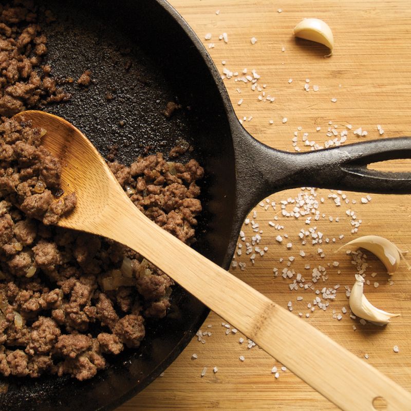 Garlic-Browned Ground Meat from Well Fed: Paleo Recipes for People Who ...
