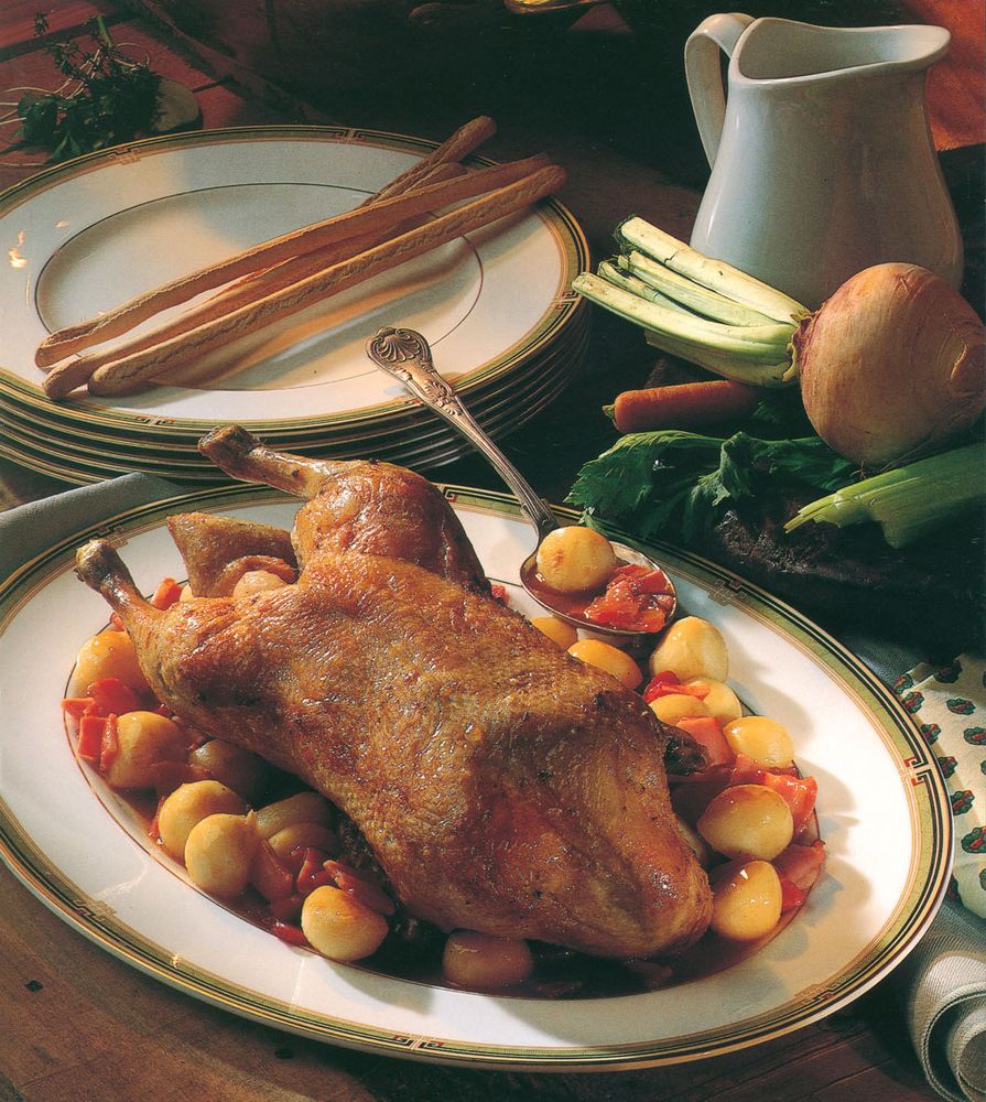 Roasted duck with turnips from Winter: Le Cordon Bleu Home Collection ...
