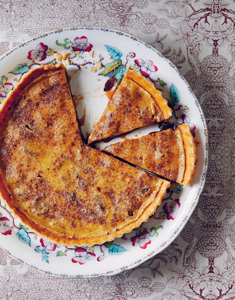 1730 prune & tamarind tart from A Whisper of Cardamom by Eleanor Ford