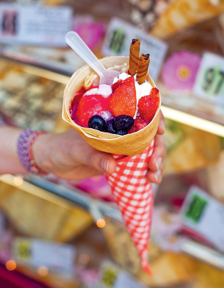 Japanese-Style Crêpe Cone from Tokyo Cult Recipes by Maori Murota