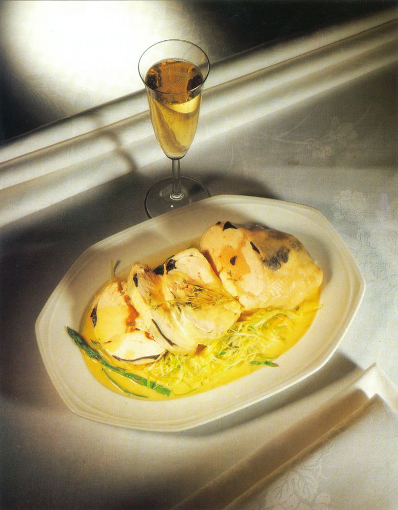 Breast of Chicken ‘En Demi-Deuil’ from Tony Bilson's Recipe Book by ...