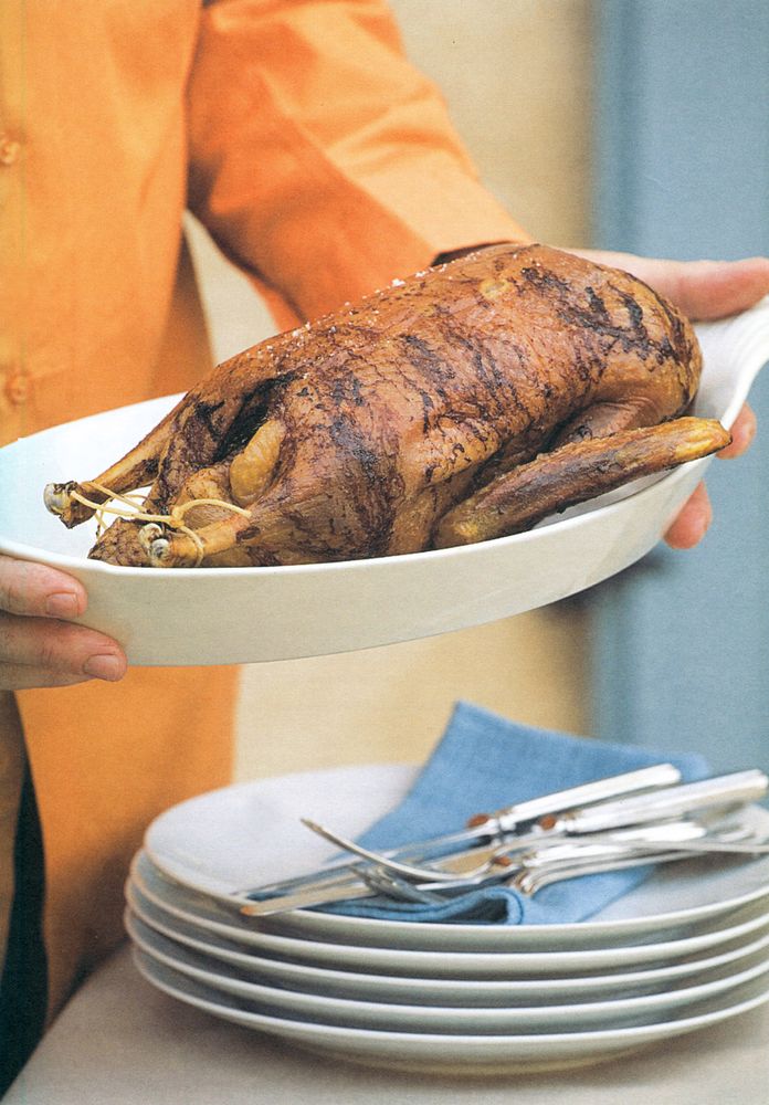 Crisp roast duck with olives from A Table in the Tarn: Living, Eating ...