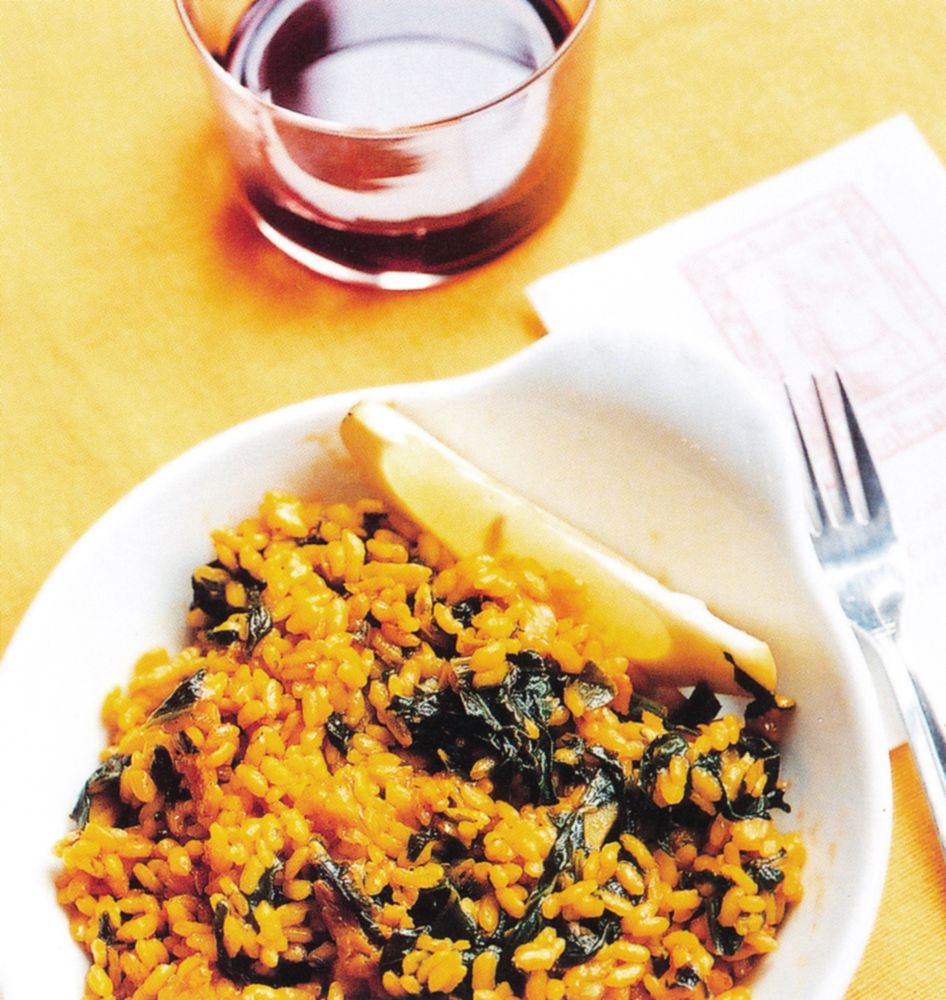 Cod, spinach and tomato paella from New Tapas: Today's Best Bar Food ...
