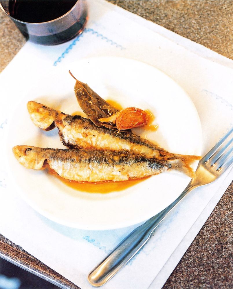 Sardines marinated in chilli, garlic and bay leaves from New Tapas ...