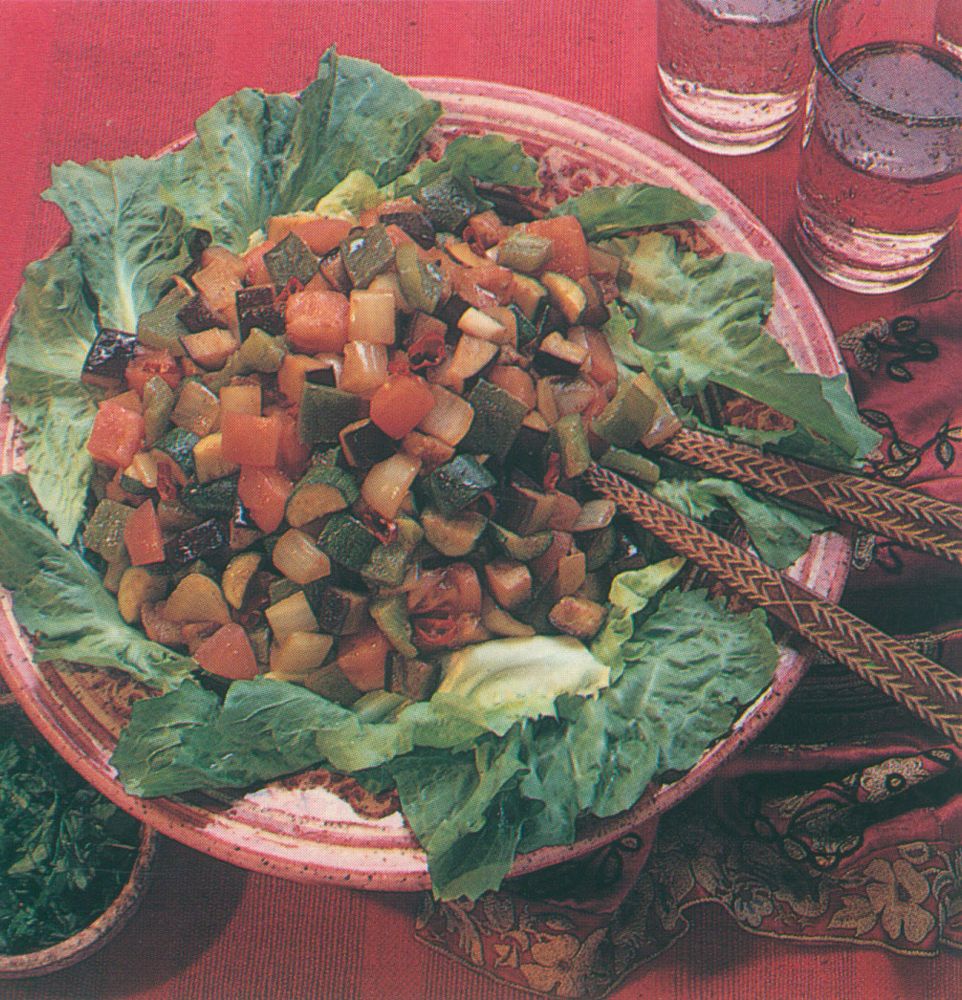 Crisp Cooked Vegetable Appetizer from Taste of Morocco by Robert Carrier