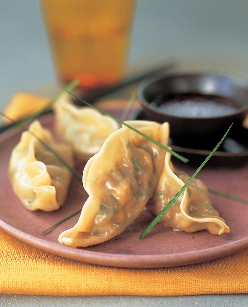 Steamed tofu & chive dumplings from Taste of Korea by Young Jin Song