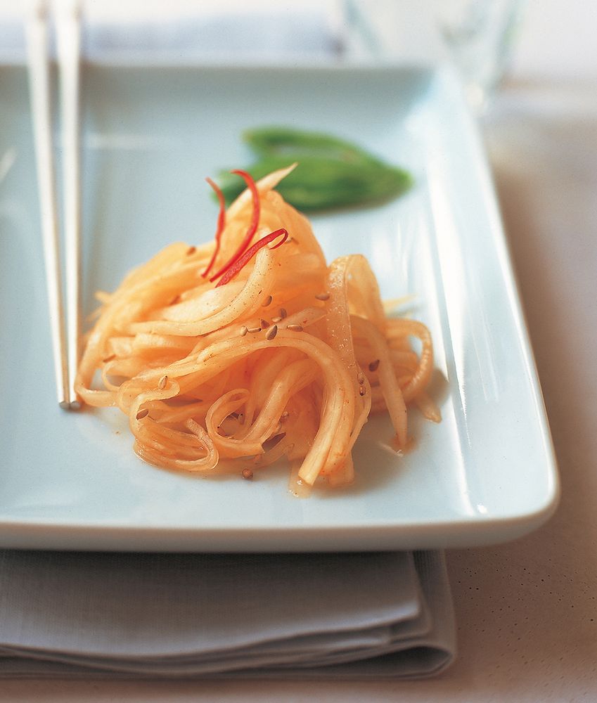 White radish sangchae from Taste of Korea by Young Jin Song
