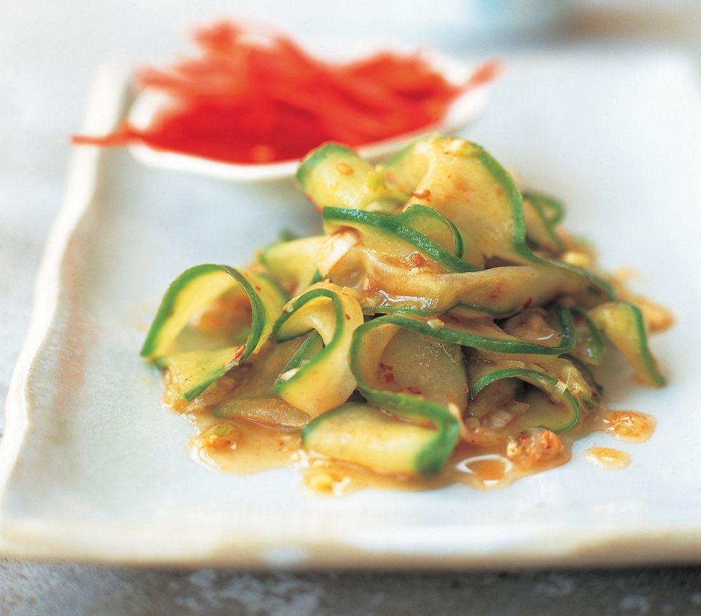 Cucumber sangchae from Taste of Korea by Young Jin Song