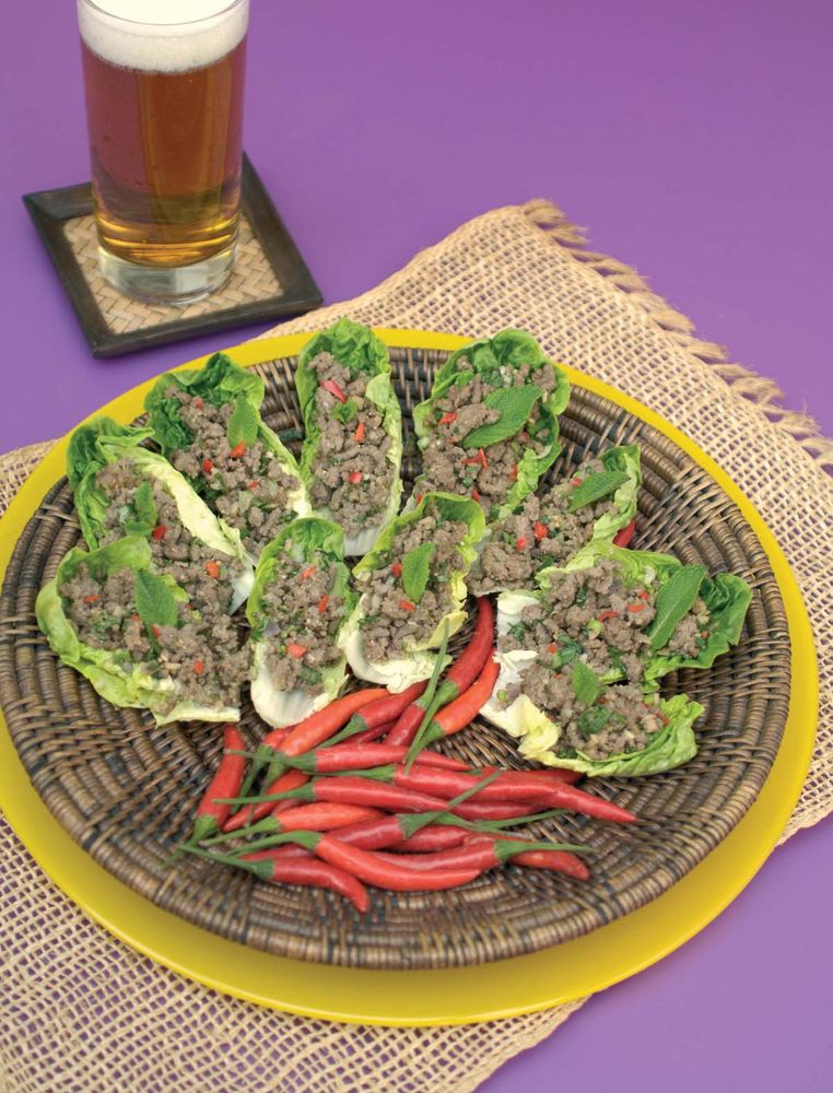 Minced warm beef salad from Keith Floyd's Thai Food by Keith Floyd