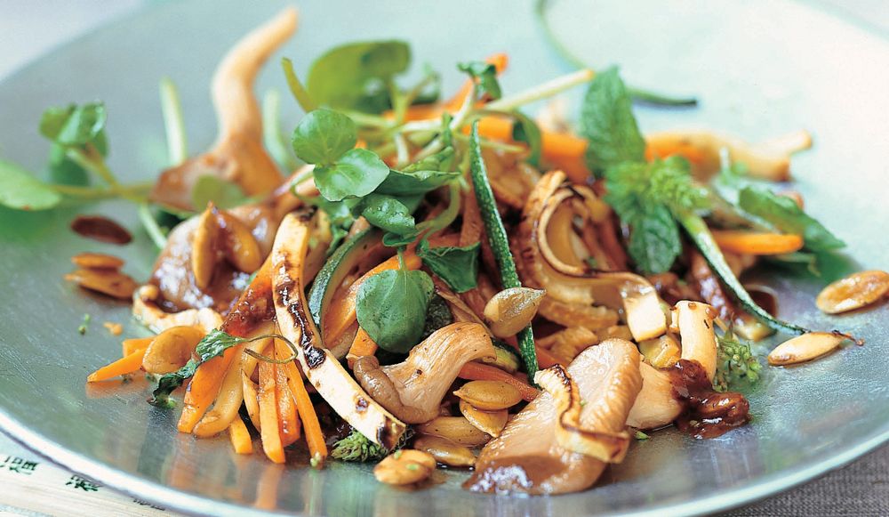 Stir-Fried Seeds and Vegetables from Thai Food and Cooking by Judy ...