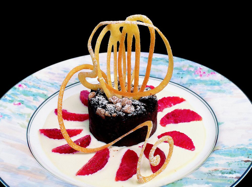 Chocolate Bread Pudding with Cookie Citrus Rind from The Advanced ...