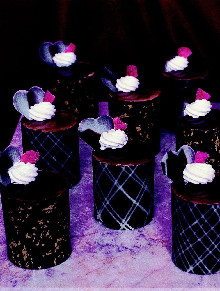 Petite Chocolate and Brandied Cherry Pastries from The Advanced ...