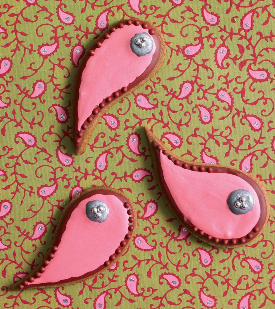 Paisley Cookies from The Art of the Cookie by Shelly Kaldunski