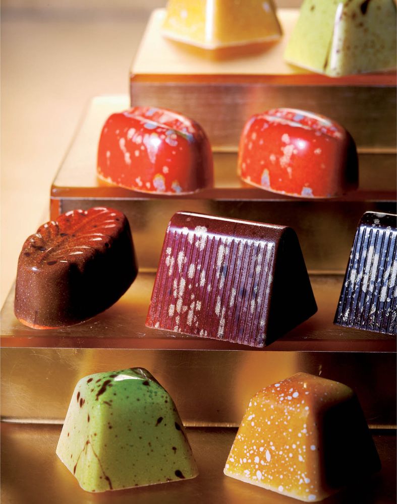 Apricot Pralines from The Art of the Chocolatier by Ewald Notter