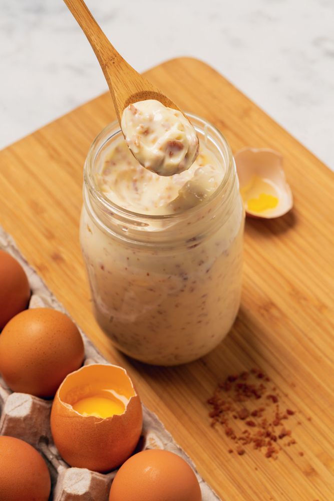 Homemade Bacon Mayo from The Bacon, Butter, Bourbon and Chocolate ...