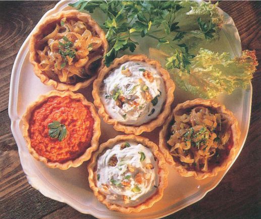 Making Savoury tartlets from The Cook's Companion: A step-by-step guide ...