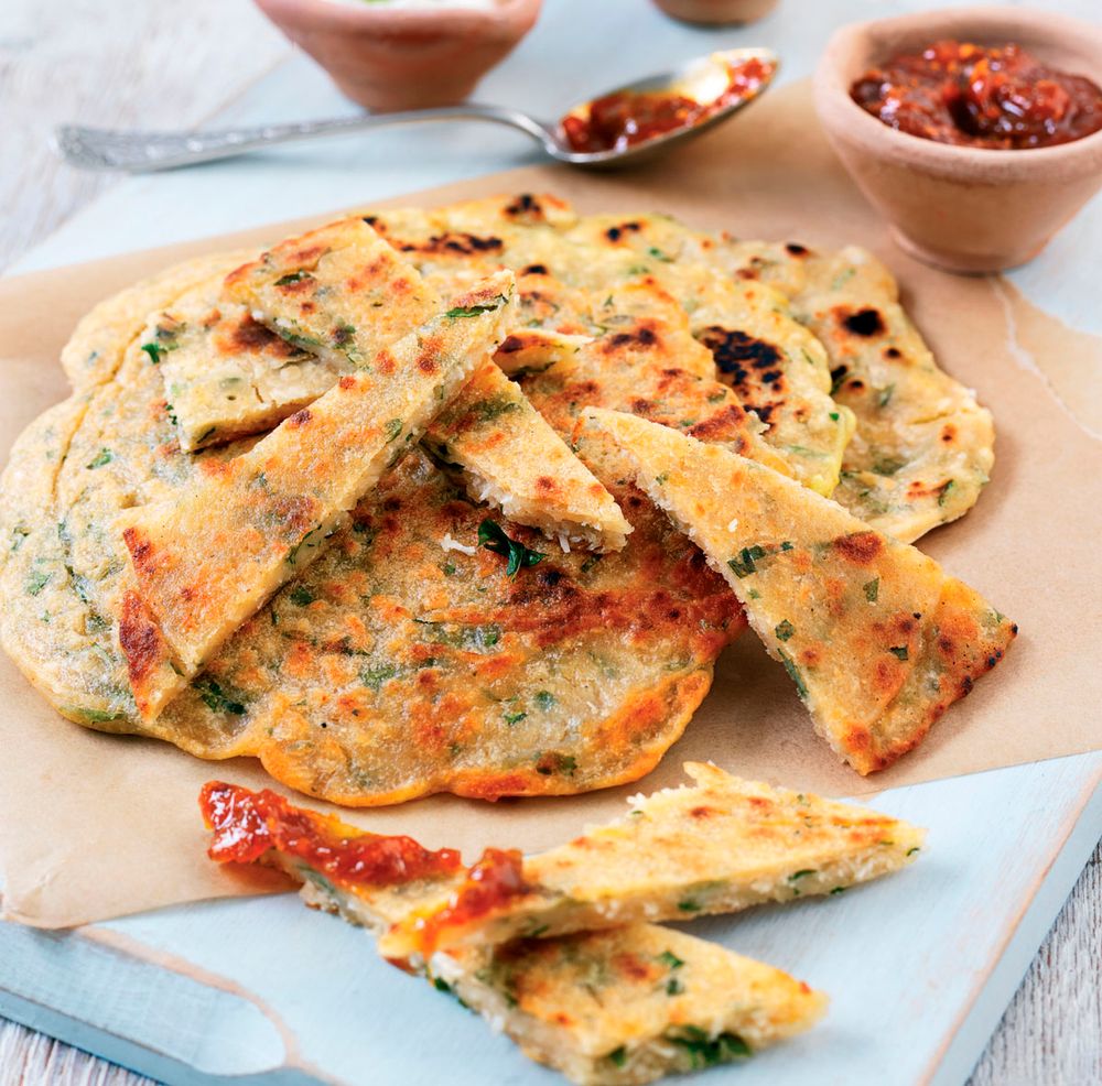 Rice pancakes with coconut from The Complete Indian Regional Cookbook ...