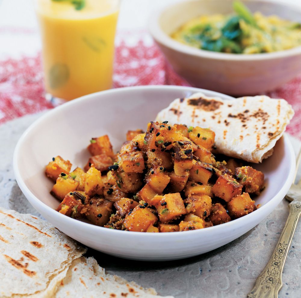 Potatoes with poppy seeds from The Complete Indian Regional Cookbook ...