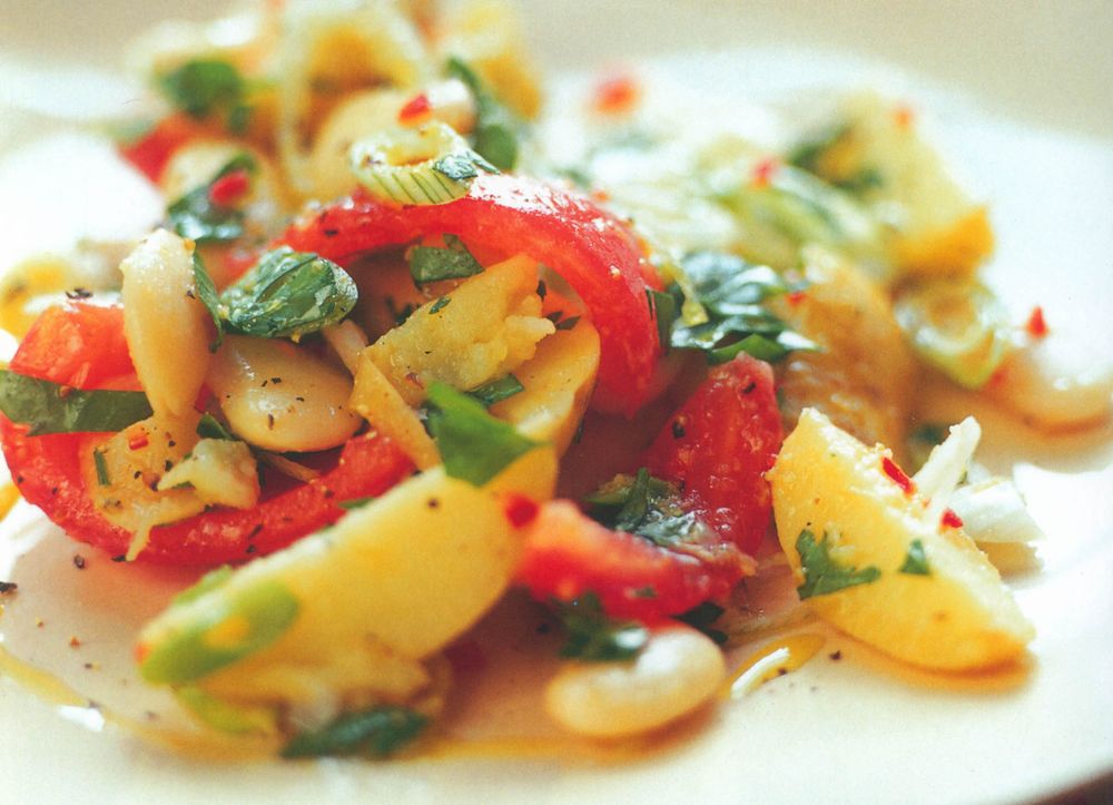 White Haricot Bean and Tomato Salad from The French Kitchen: A Cookbook ...