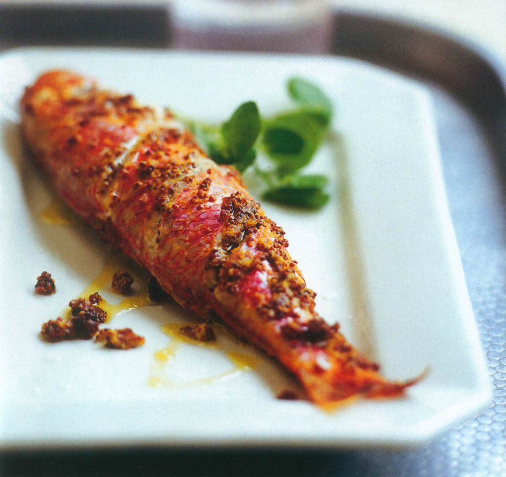 Mullet with a Mustard Crust from The French Kitchen: A Cookbook by ...