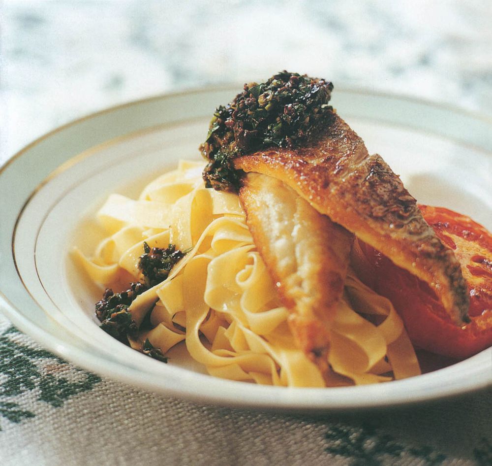 Truite de mer Sauce Verte from The French Market by Joanne Harris and ...