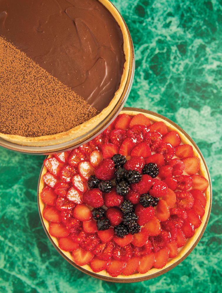 Chocolate Ganache and Classic French Fruit Tarts from The Friendly ...