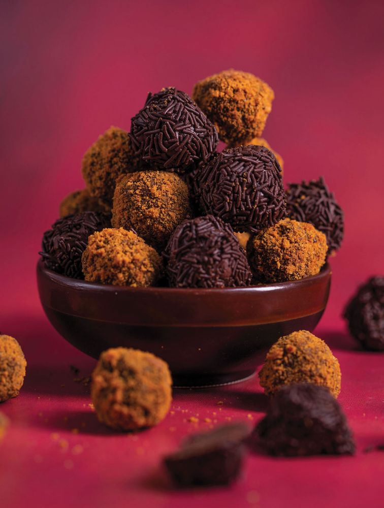 Dark Chocolate Truffles from The Friendly Baker by Lucy Parr