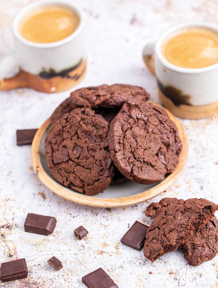The Best Ever Chocolate Cookies from The Friendly Baker by Lucy Parr