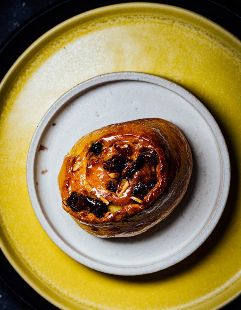 Saffron Swirl Buns with Dried Fruit from The Flavor Equation by Nik Sharma