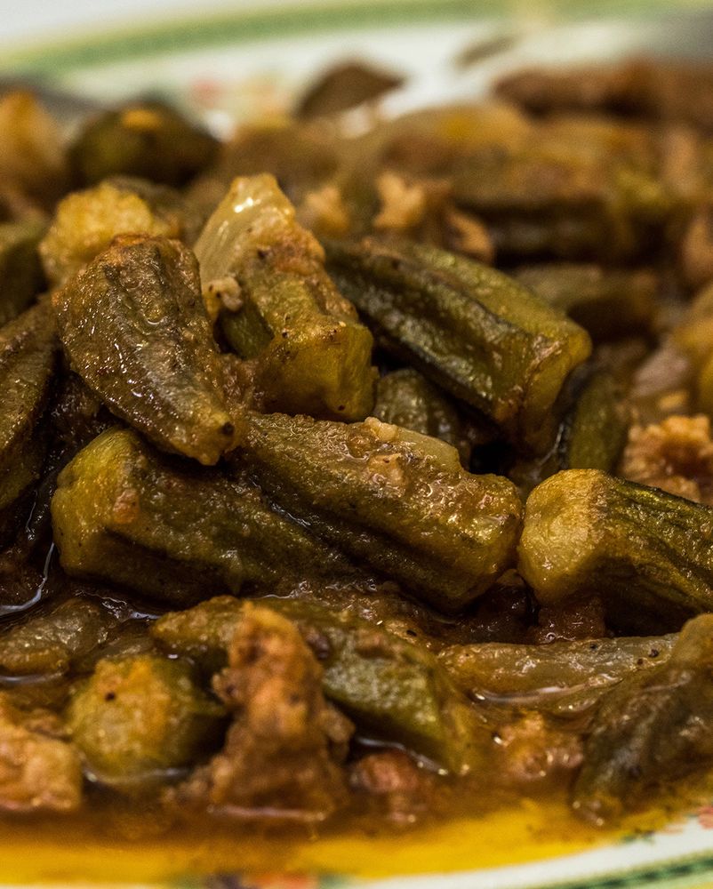 Zarafat’s Bamia from The Galilean Kitchen by Ruth Nieman