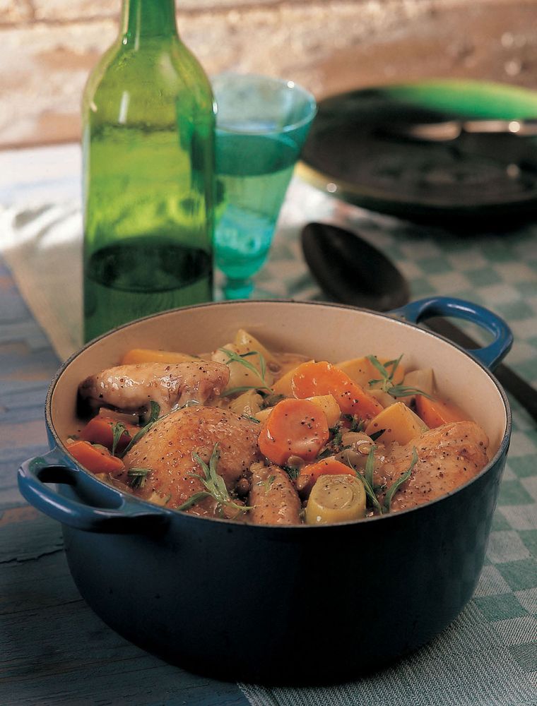Chicken, Lentil and Root Vegetable Casserole from The Lentil Cookbook ...