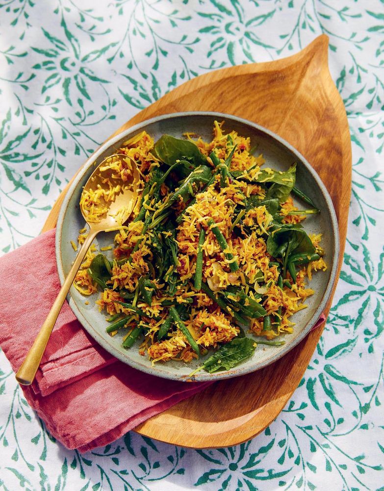 Balinese Green Bean Urap from The Nutmeg Trail by Eleanor Ford