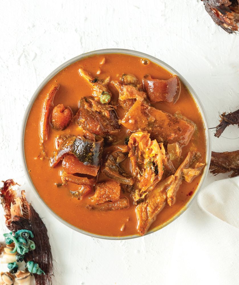 Oha Soup from The Orishirishi Cookbook by Tola Akerele