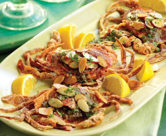 Softshell Crabs Amandine from The Silver Palate Cookbook by Julee Rosso ...