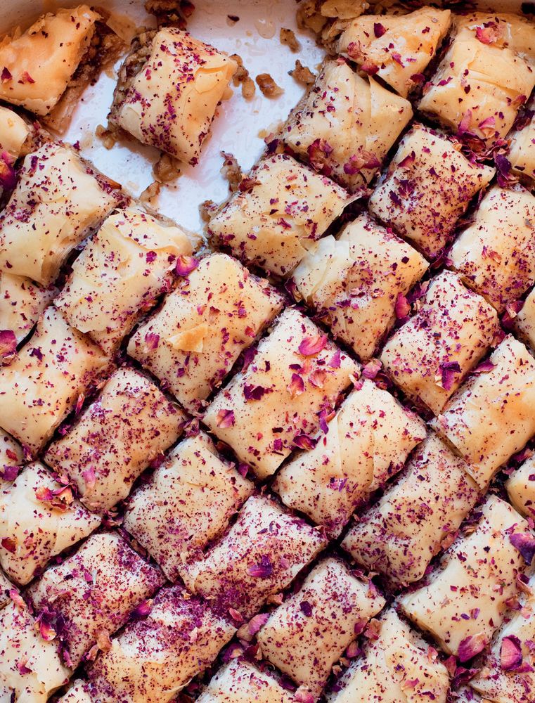 Cardamom and Rose Perfumed Baklava from The Spice Collector’s Cookbook ...