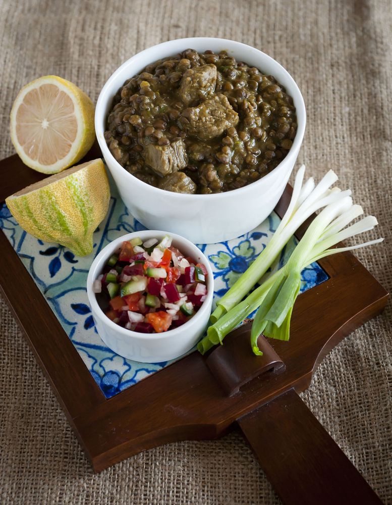 Black Lentil and Meat Stew from The World of Parsi Cooking: Food Across ...