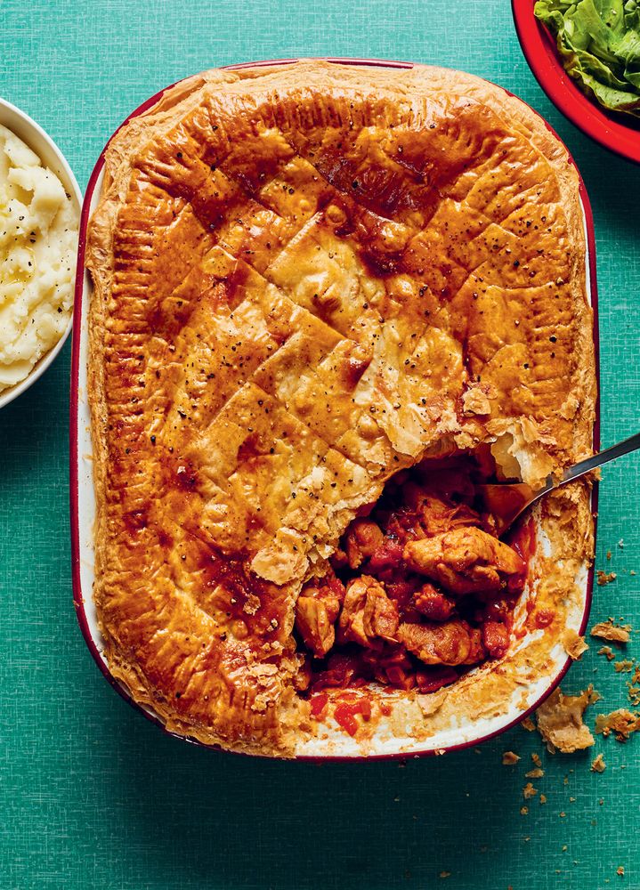 Chicken and Chorizo Pie from The Tinned Tomatoes Cookbook: 100 everyday recipes using the most ...